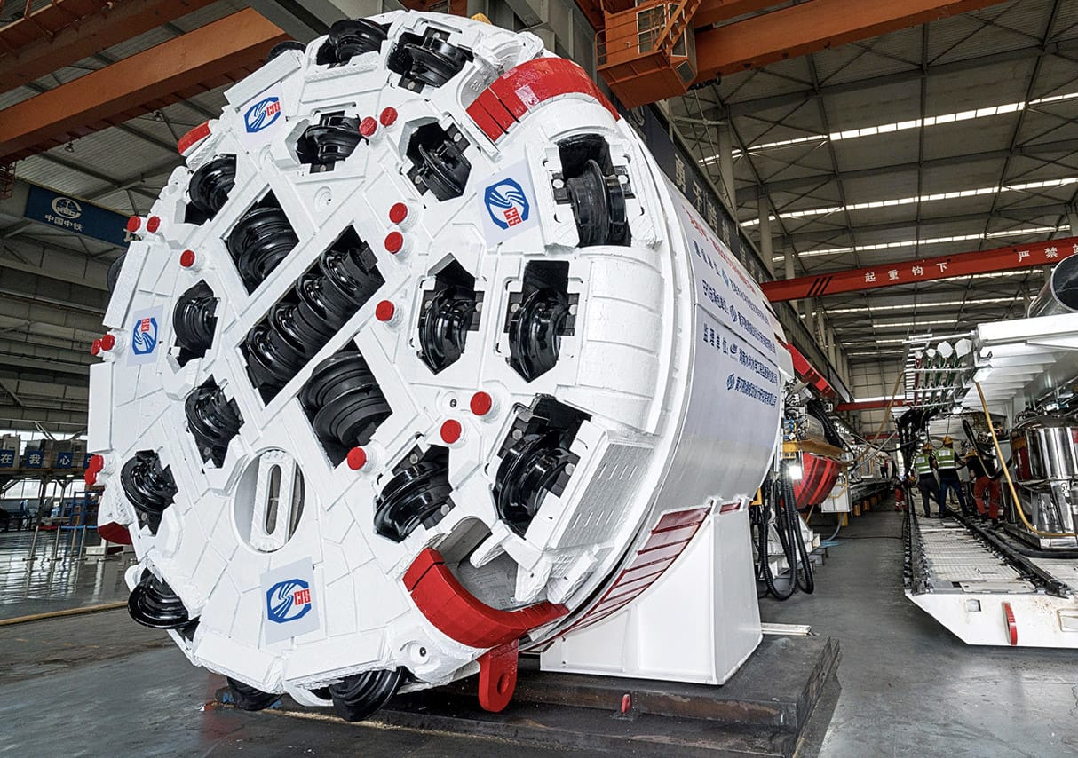 Open Type TBM for Stable Hard Rock Tunneling | Sunward